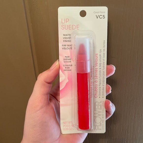 Flower Beauty | Makeup | New Flower Beauty Lip Suede Shade Vc5 Coral ...
